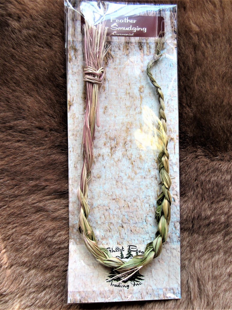 Ghost Bear 'sweetgrass' Smudging Incense Bundle Great Plains Eastern ...