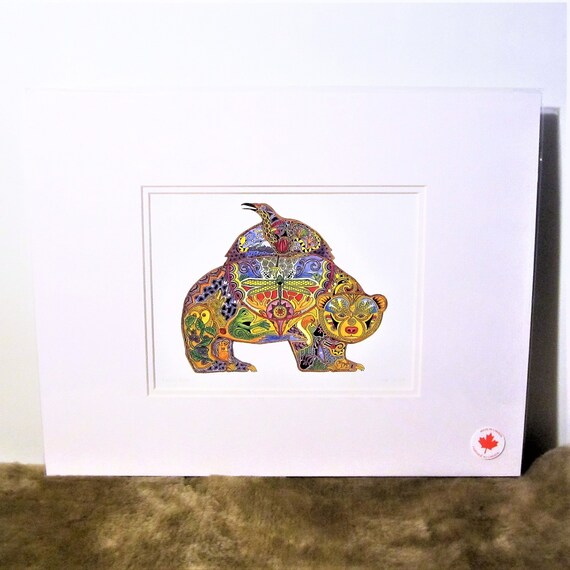 Haida First Nation ''Frog & Dragonfly'' Contemporary Native Indigenous ...