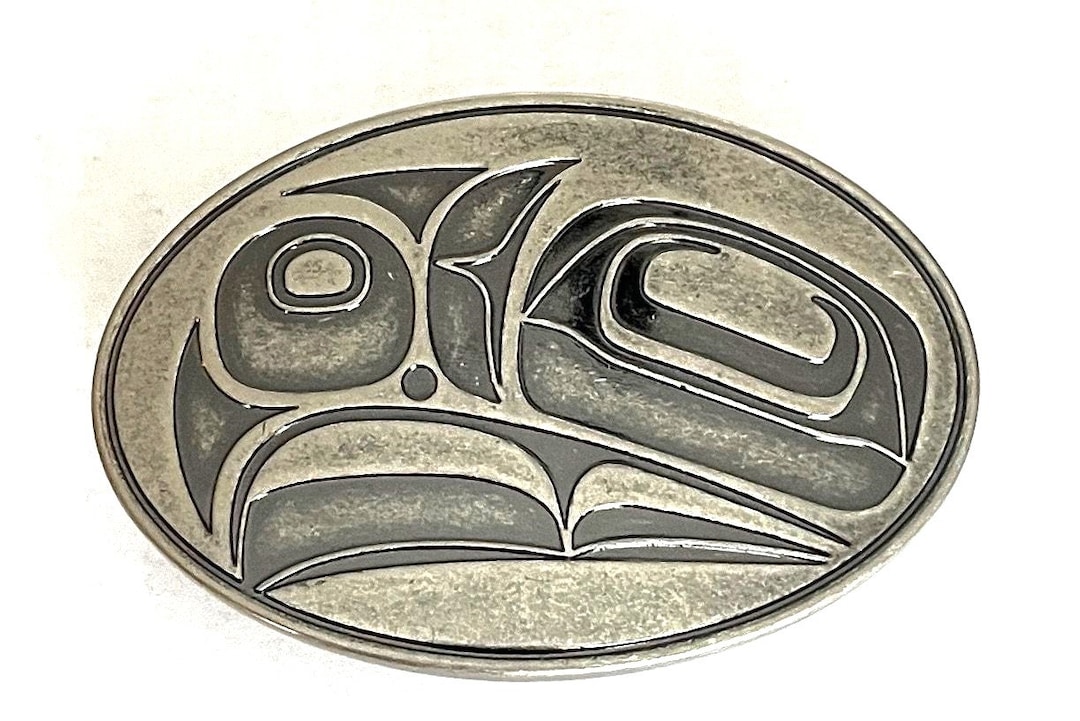 Haida First Nation ''eagle'' Belt Buckle Pacific North West Coast ...