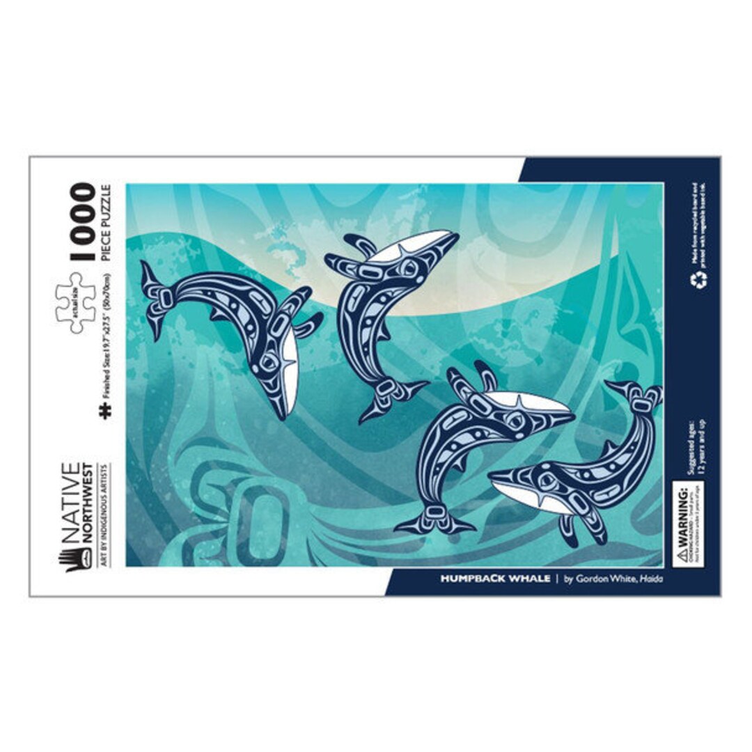 Haida First Nation 'humpback Whale' 1000 Piece Puzzle Pacific North ...