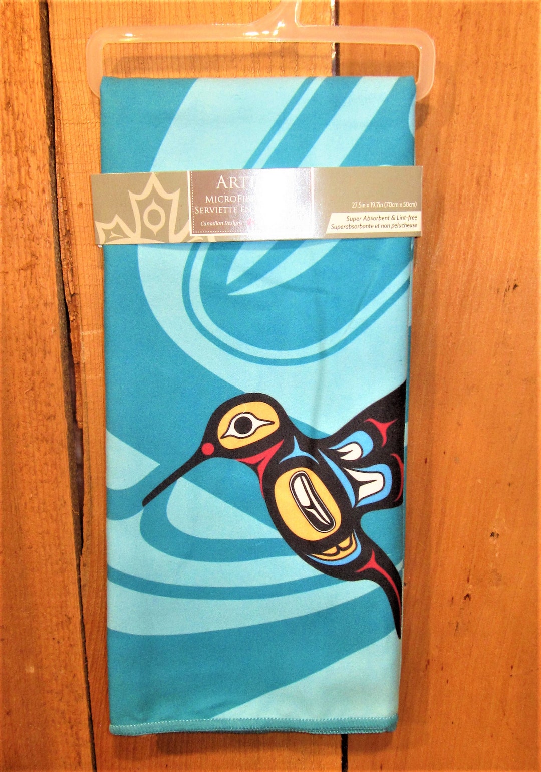 Kwakiutl First Nation ''hummingbird'' Microfiber Towel Pacific North ...