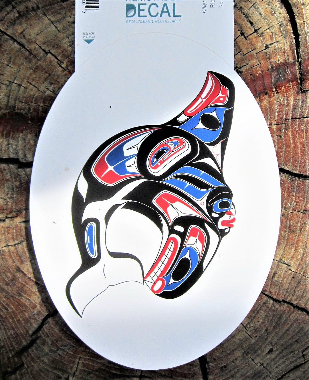 First Nation Native ''killer Whale Design'' Vinyl Sticker Decal ...