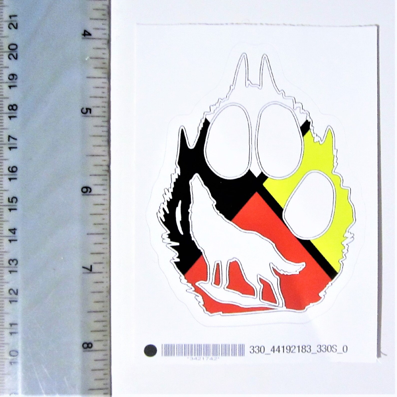 First Nations ''wolf Medicine Wheel'' Sticker Decal Native Indigenous ...