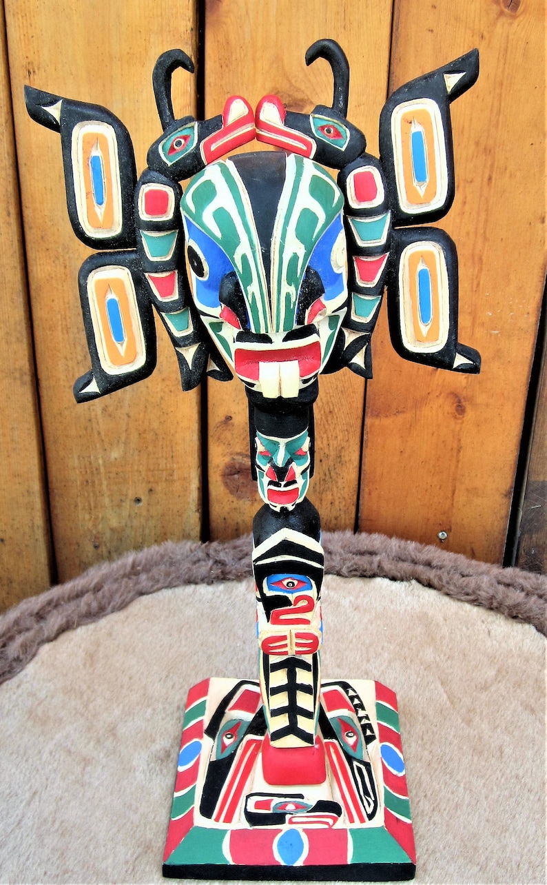 Kwakiutl First Nation ''butterfly'' Rattle | Etsy
