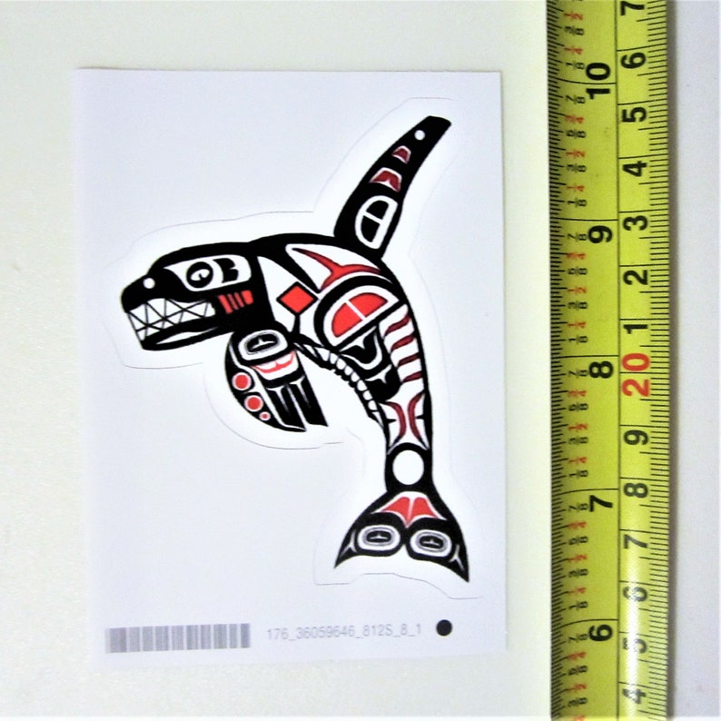 First Nations ''killer Whale'' Sticker Decal - Etsy