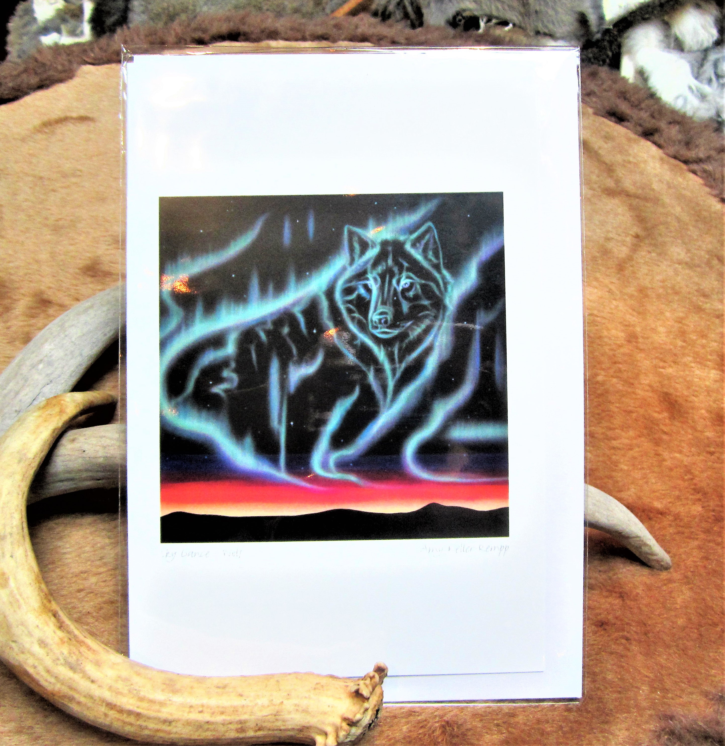 Tyendinaga Mohawk First Nations ''sky Dance Wolf'' Native Indigenous ...
