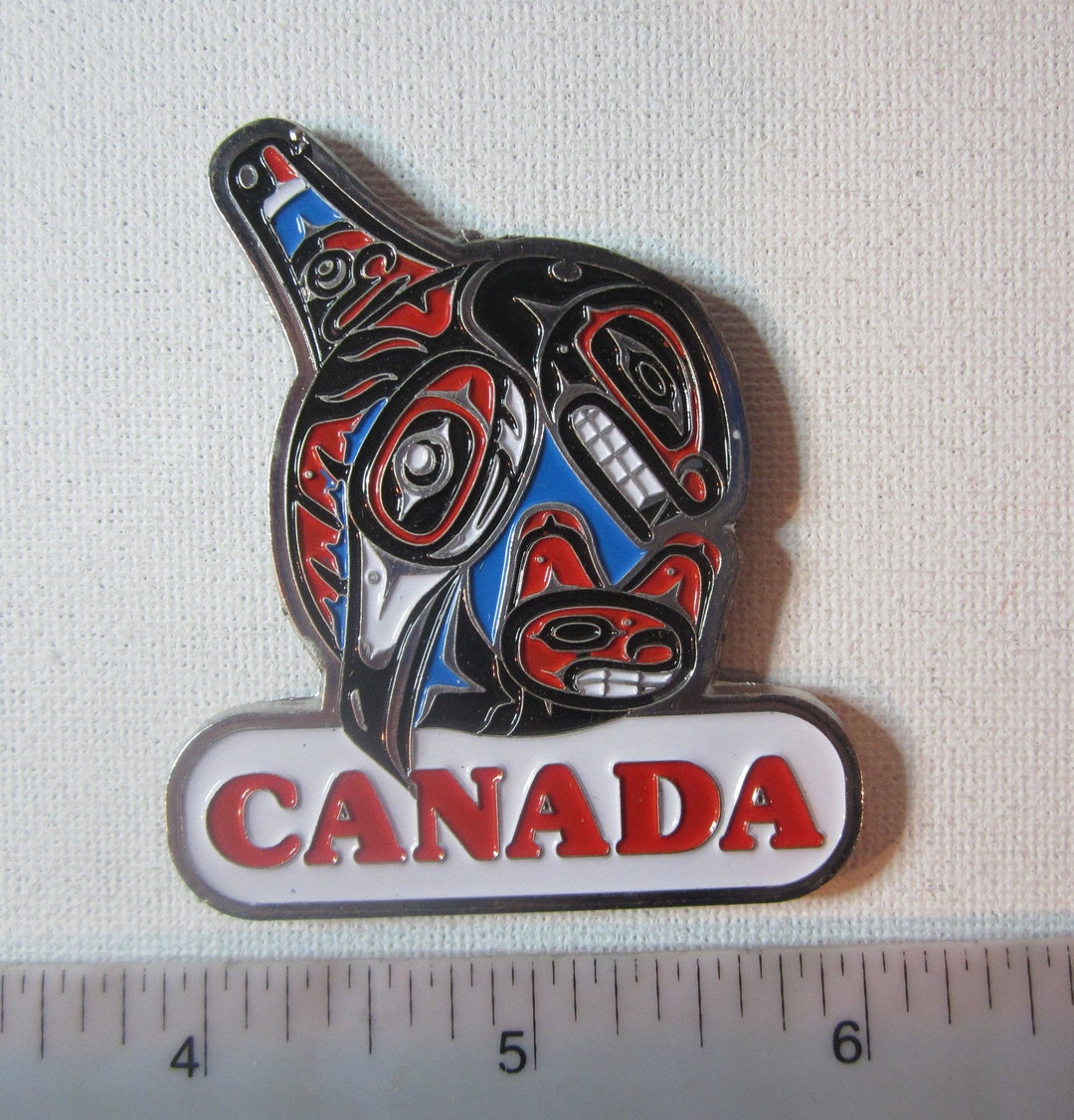 First Nations Native Orca Killer Whale & Seal Canada West - Etsy