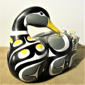 Kwakiutl First Nation 'duck' Hand Painted Carving Pacific North West ...