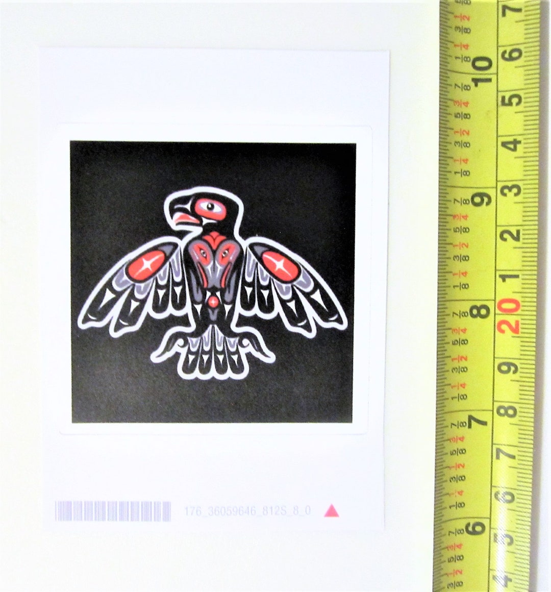 First Nations 'haida Eagle' Sticker Decal Pacific North West Coast ...