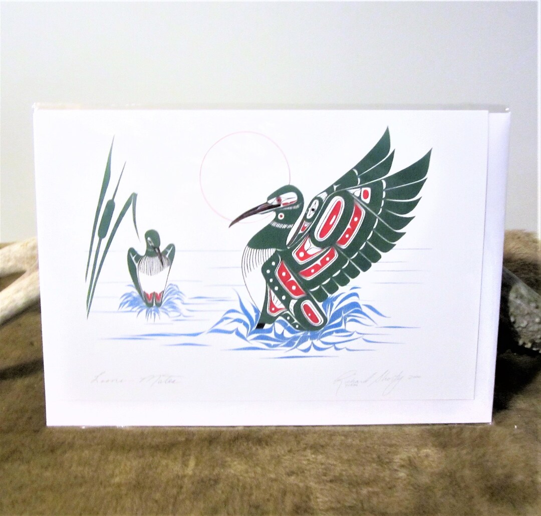 Northern Tuchone First Nations ''loons-mates'' Native Indigenous Art ...
