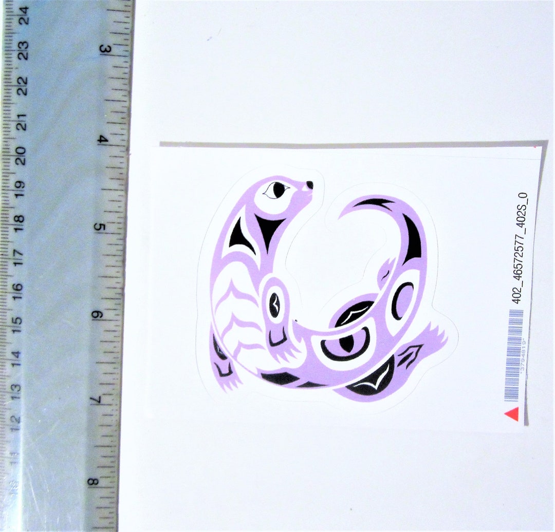 First Nations ''Otter'' Aufkleber Aufkleber Pazifik North West Native ...