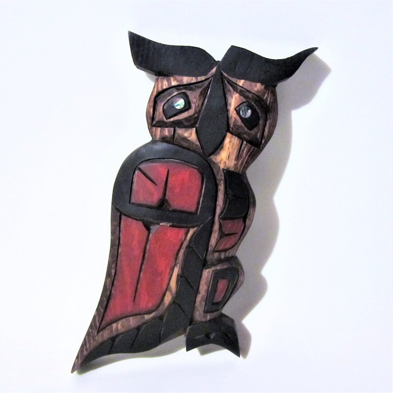 Coast Salish First Nation 'owl' Carving West Coast - Etsy