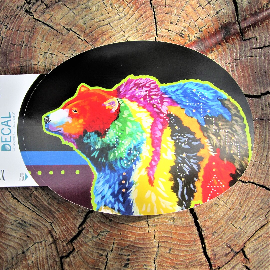 Cherokee First Nation 'brother Bear' Vinyl Sticker Decal South Eastern ...