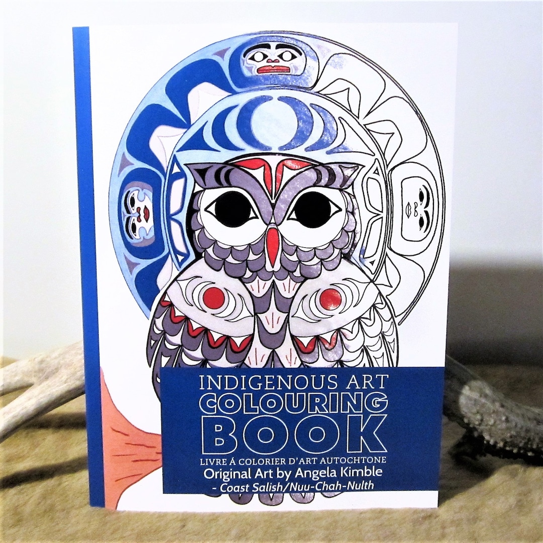 Coast Salish Nuu-chah-nulth First Nation Coloring Book Pacific North ...