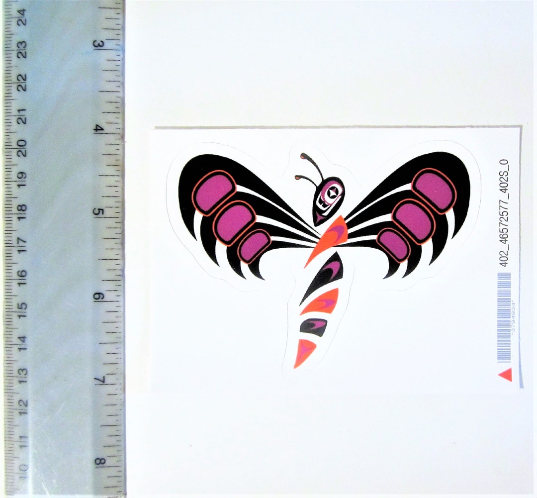 First Nations ''wasp'' Sticker Decal Pacific North West Native ...