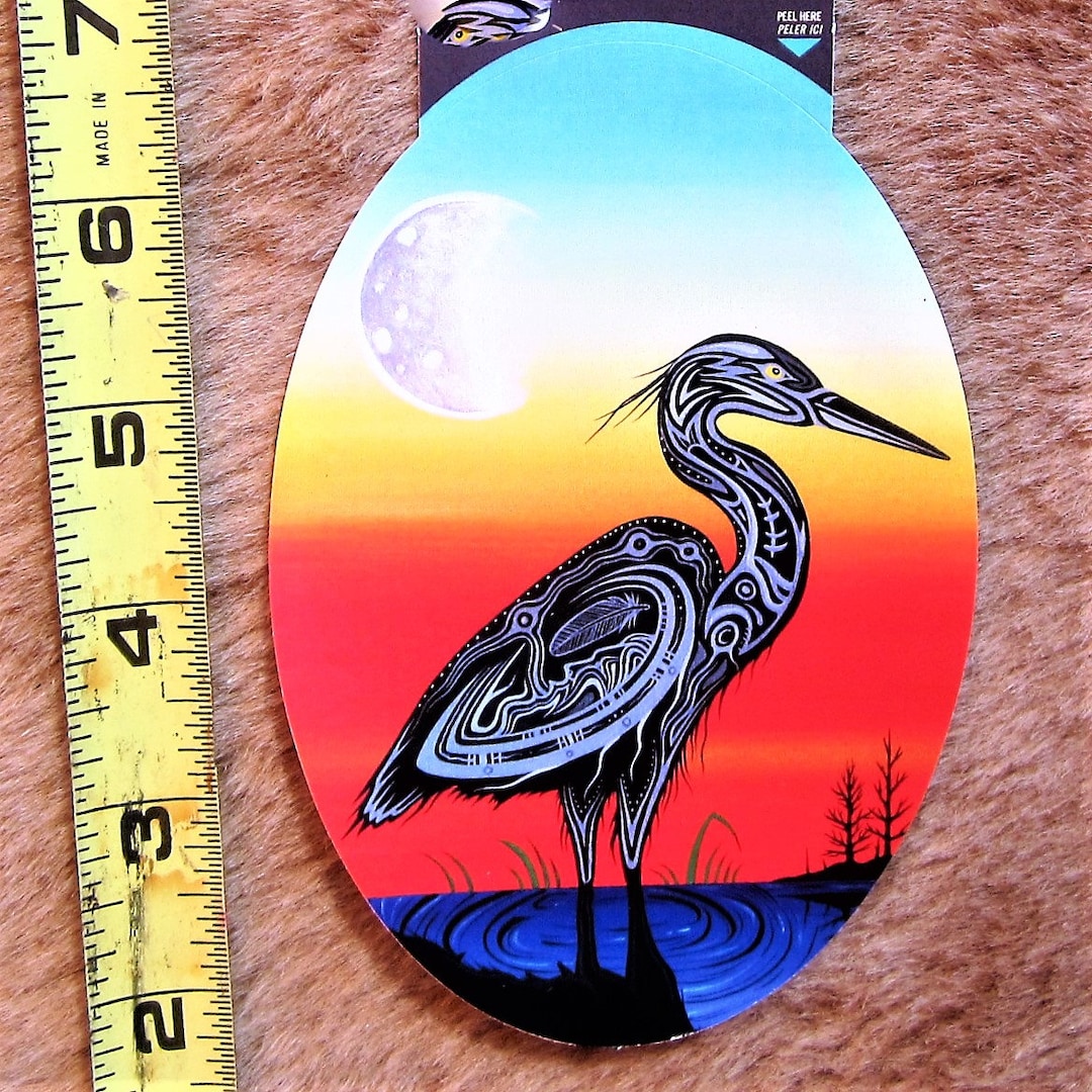 Ojibway First Nation ''crane Clan'' Vinyl Sticker Decal Native ...