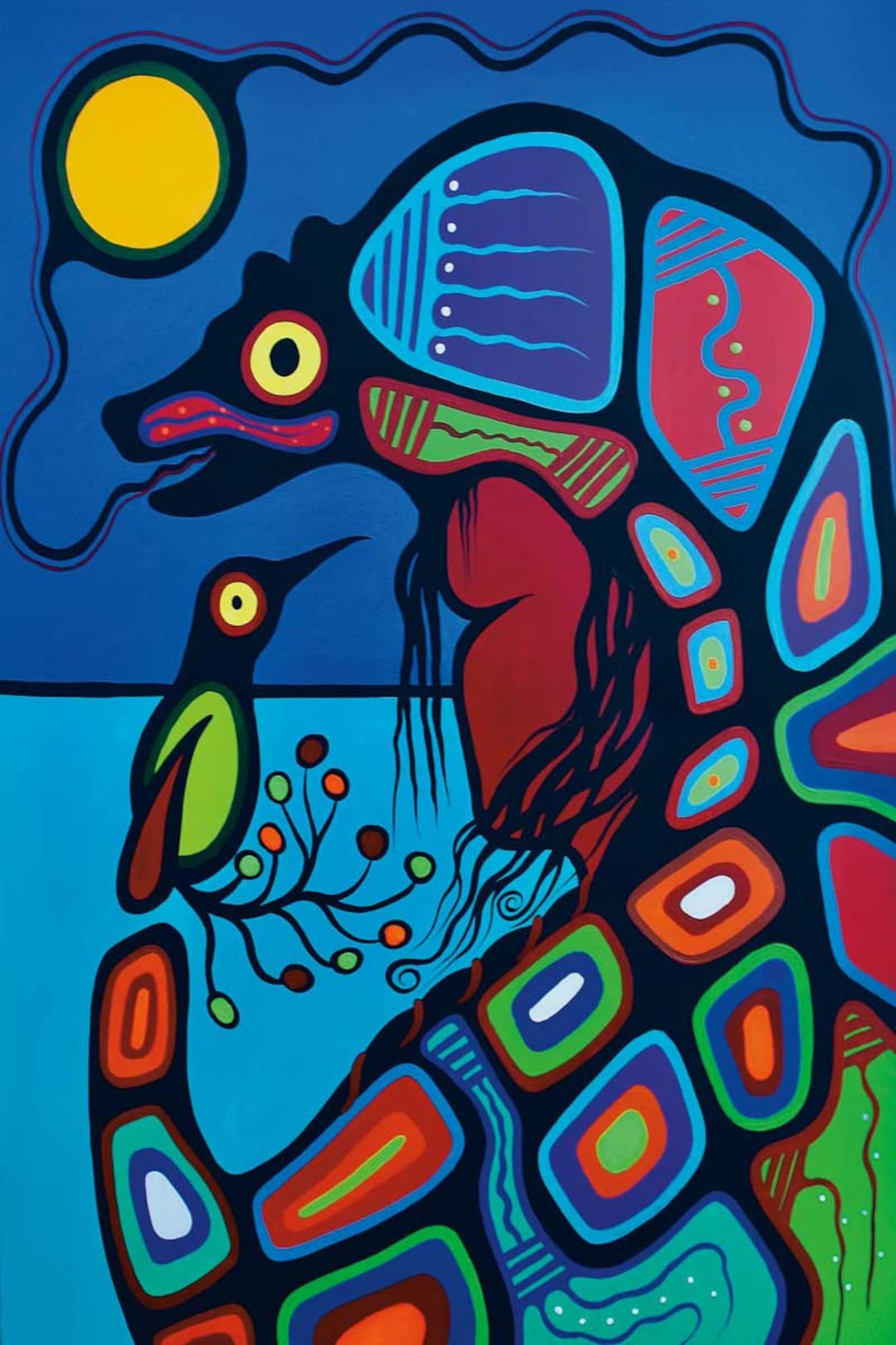 Algonquin First Nation 'bear Clan' Contemporary Eastern Woodlands ...