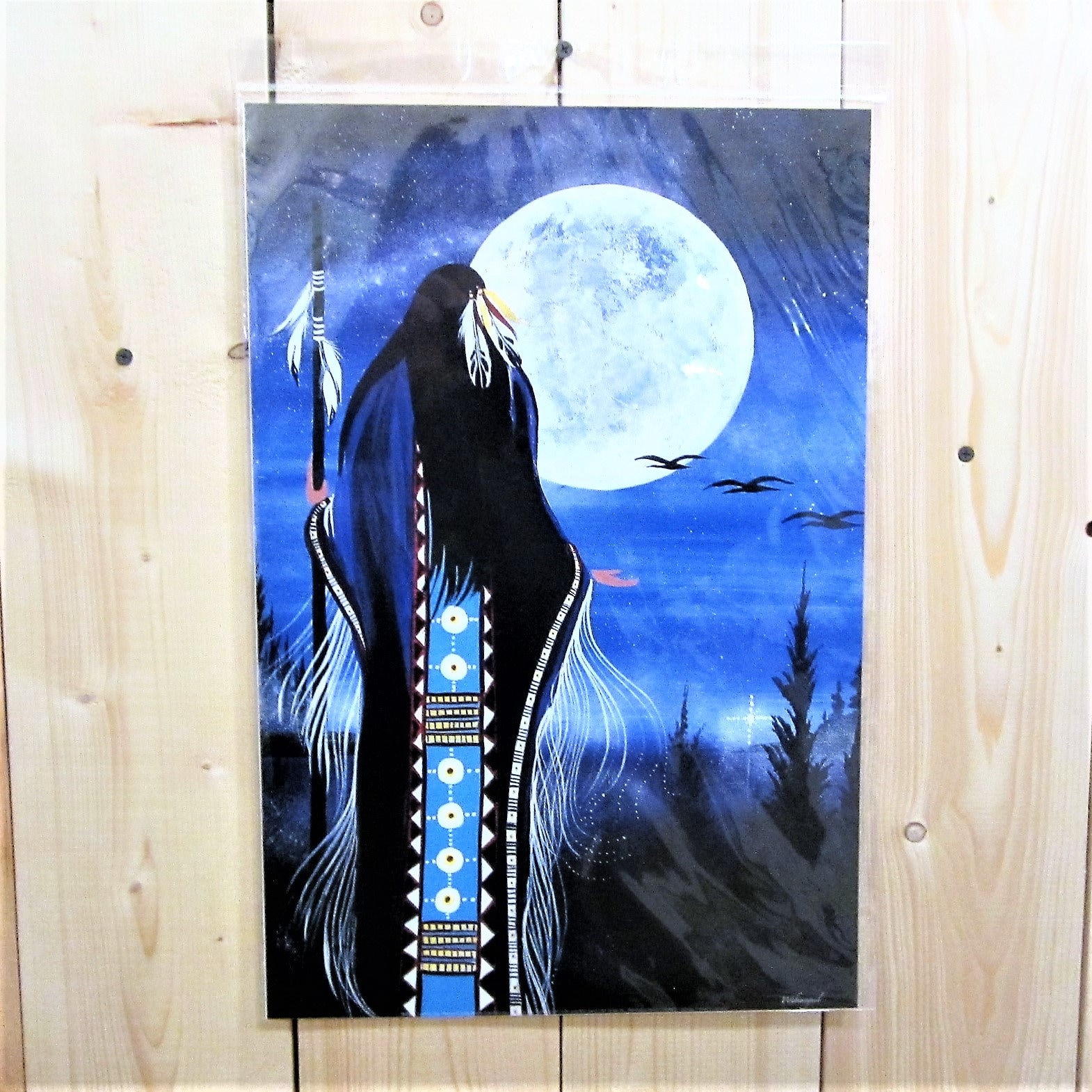 Cree First Nation 'winter Moon' Contemporary Sub Arctic Native ...