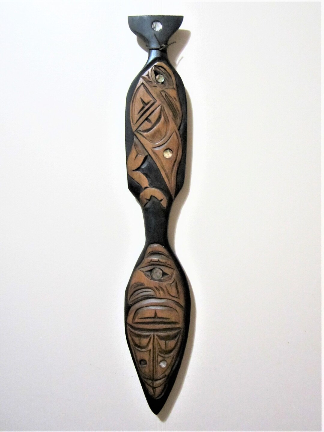 Nuu Chah Nulth First Nation 'eagle' Cedar Paddle Carving Pacific North ...