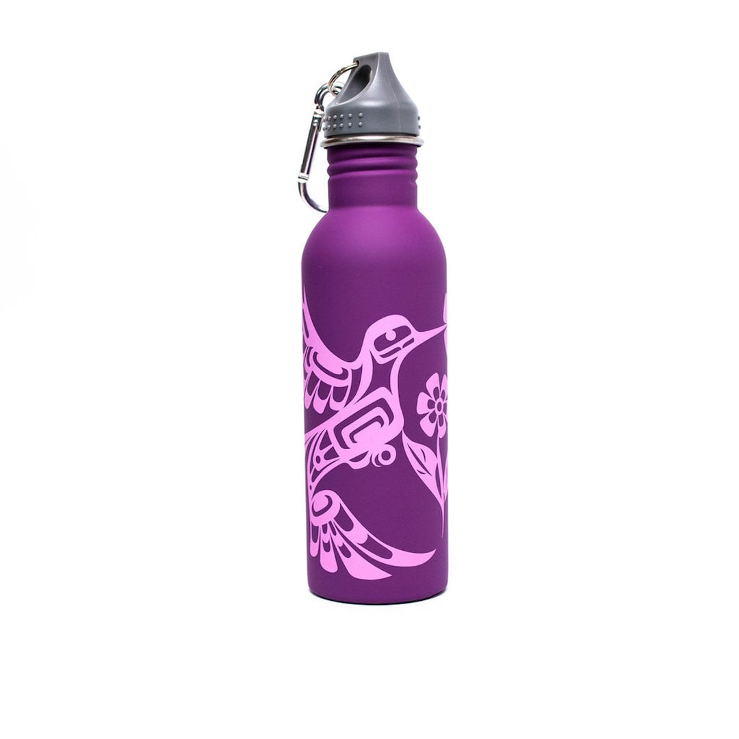 Kwakiutl First Nation 'hummingbird' 25oz Steel Travel Water Bottle ...
