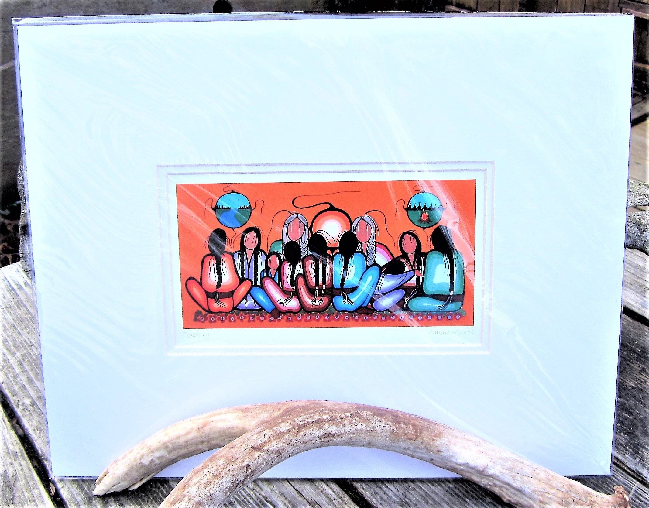 Haida First Nation ''Frog & Dragonfly'' Contemporary Native Indigenous ...