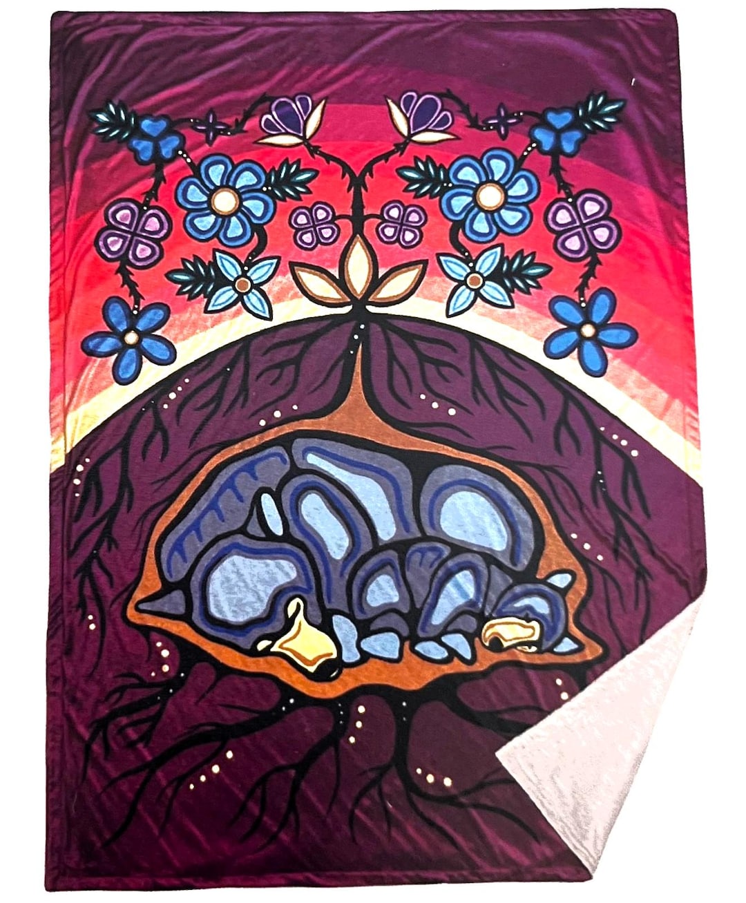 Ojibway Lac Seul First Nations 'sleeping Bears' Cozy Premium Fleece ...