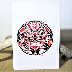 Coast Salish First Nations ''wolves, Frog and Moon'' Pacific North West ...