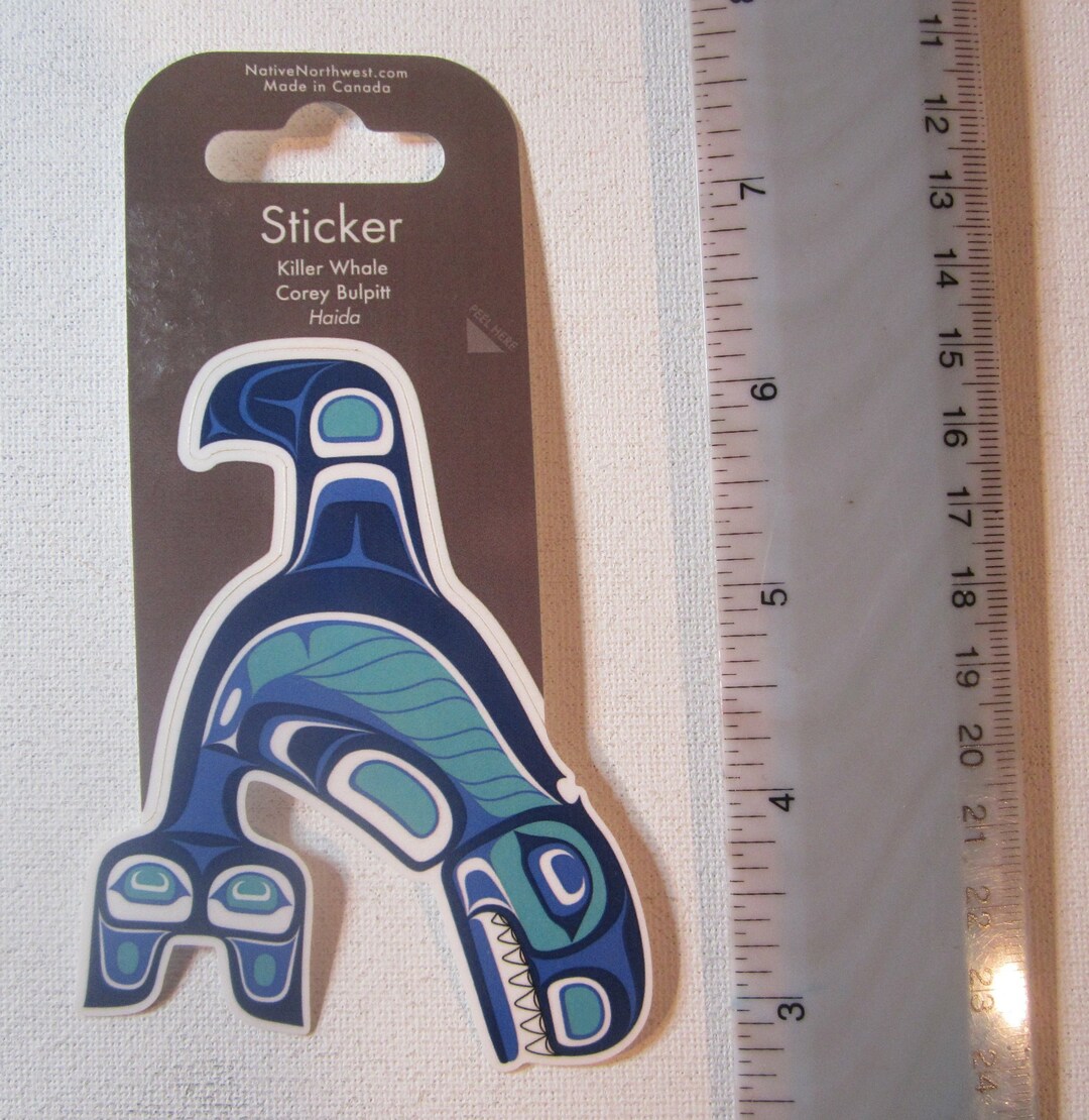 Haida First Nation 'killer Whale' Vinyl Sticker Decal Pacific North ...
