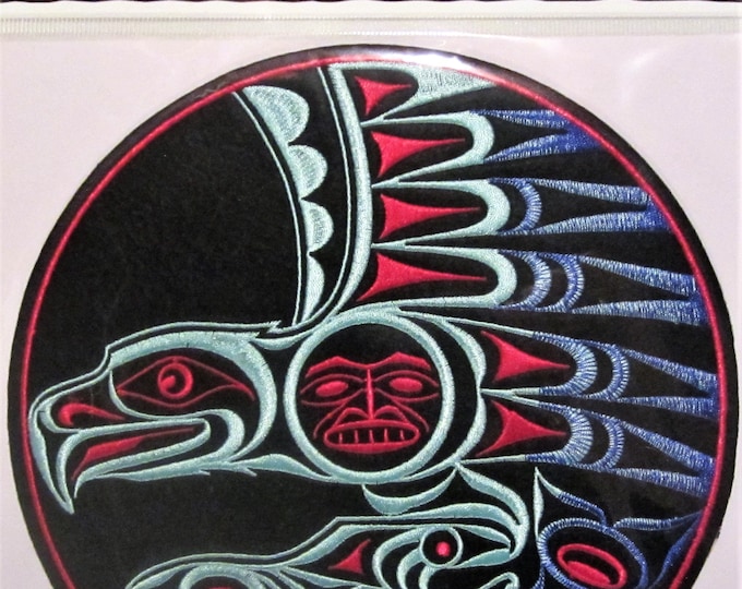 Coast Salish First Nations 'eagle & Salmon' Large - Etsy Canada