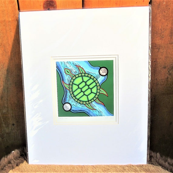 Ojibway First Nation ''turtle'' Contemporary - Etsy