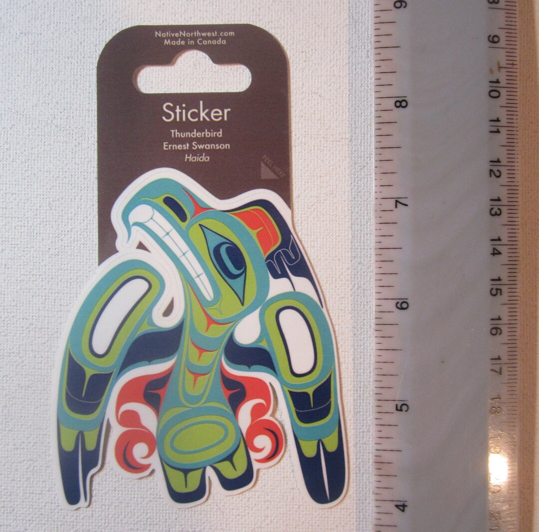 Haida First Nation 'thunderbird' Vinyl Sticker Decal Pacific North West ...