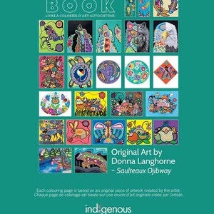 Salteaux Ojibway First Nation Coloring Book Eastern Woodlands Native ...