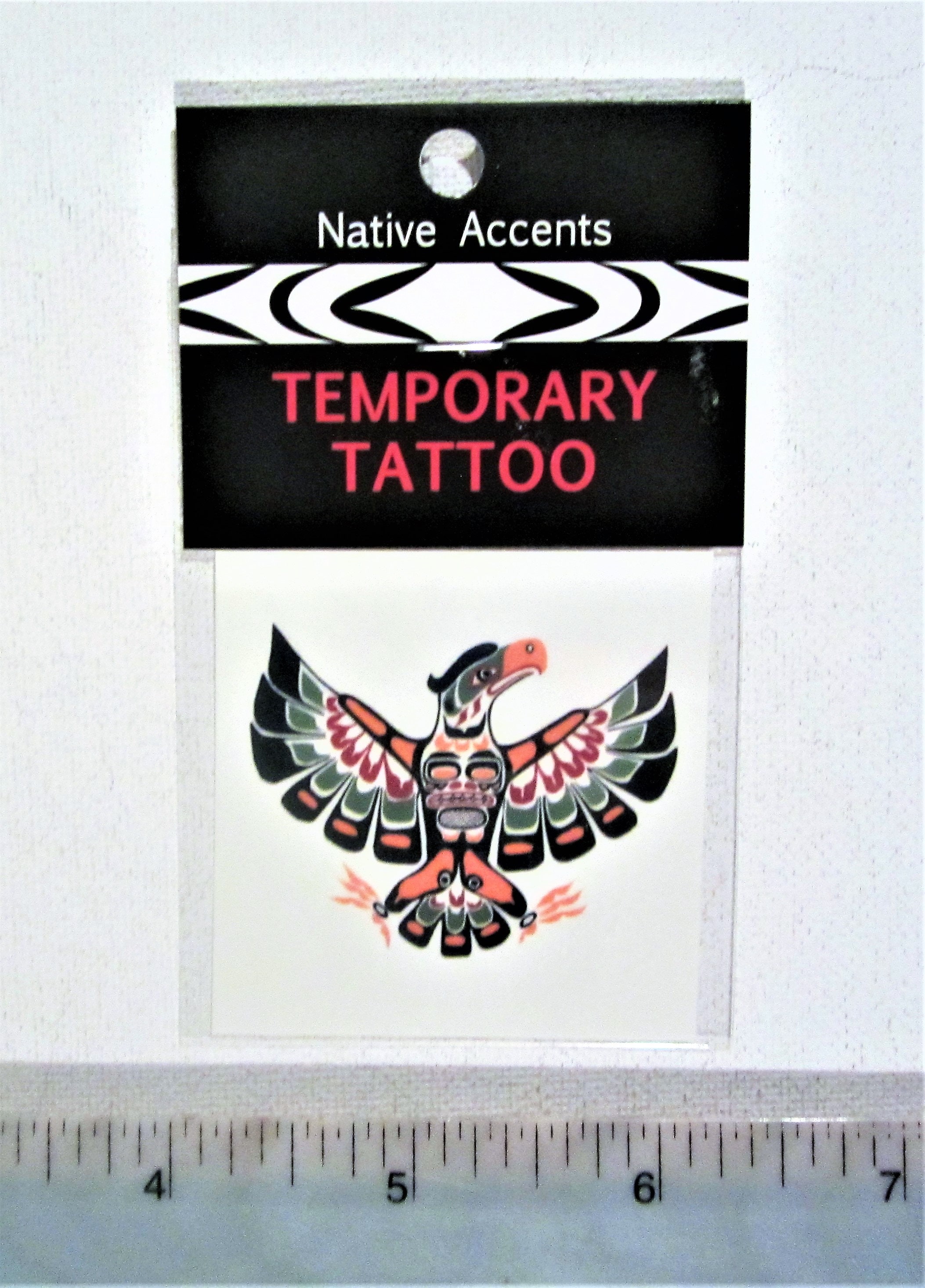 Kwakiutl First Nation 'eagle' Temporary Tattoo Pacific North West Coast ...