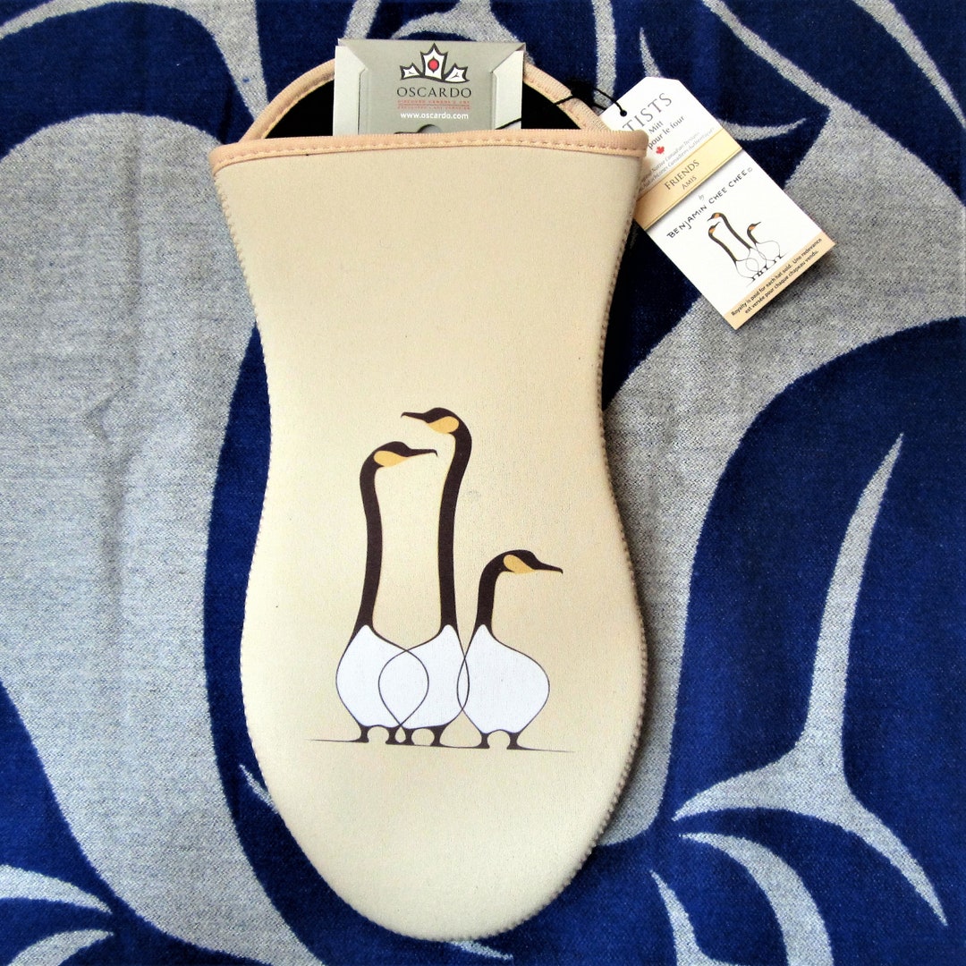 Ojibway First Nation 'friends' Neoprene Oven Mitt Eastern Woodlands ...