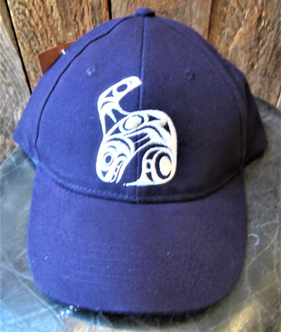Salish Kwakiutl First Nation 'orca' Back Strap Ball Cap Hat Pacific ...