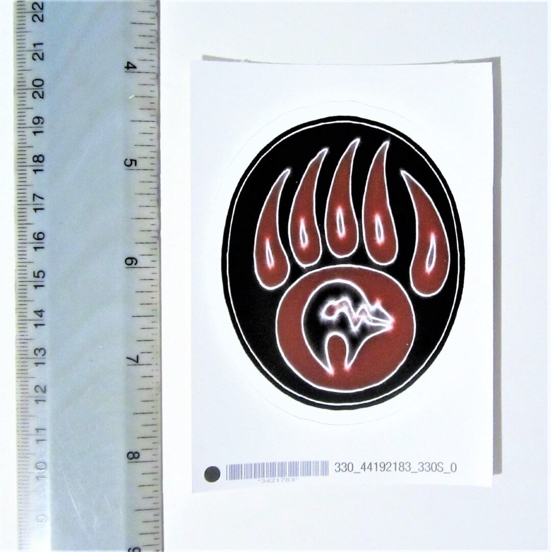 Pacific North West First Nations ''red Spirit Bear'' Sticker Decal ...