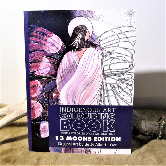Cree First Nation '13 Moons' Coloring Book Native - Etsy