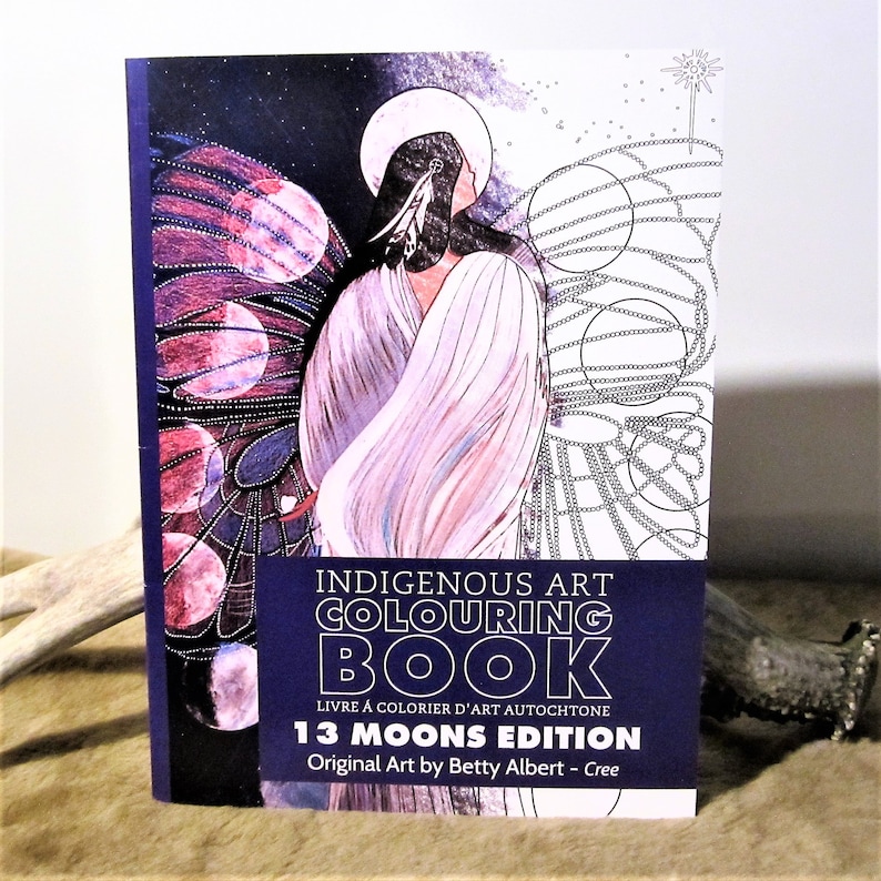 Cree First Nation '13 Moons' Coloring Book Native - Etsy