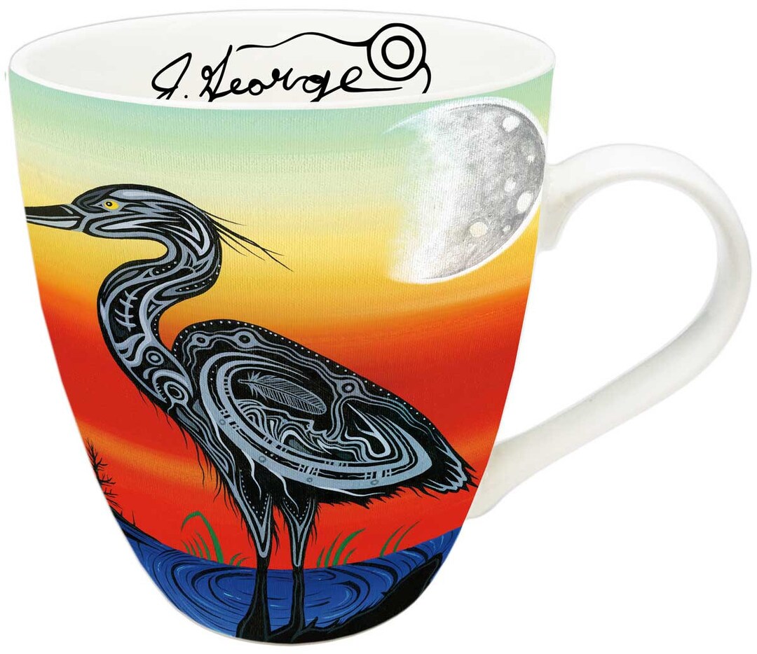 Ojibway First Nation 'crane Clan' Fine China Signature Mug 18oz Eastern ...