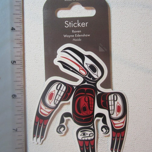 Haida First Nation 'octopus' Vinyl Sticker Decal - Etsy