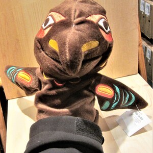 Haida Squamish First Nation 'grace the Eagle' Hand Puppet Toy Pacific ...