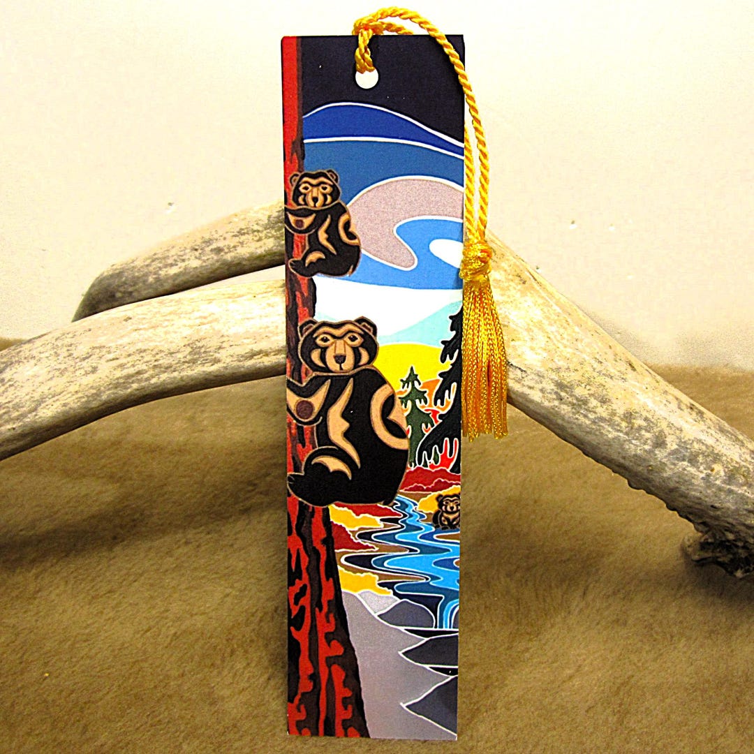 Coast Salish First Nation 'something About Bears' Book Mark ...