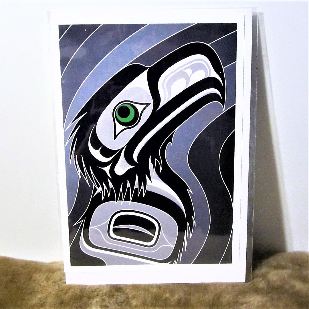Kwakiutl K'omoks First Nation 'seahawk' Pacific North West Coast Native ...