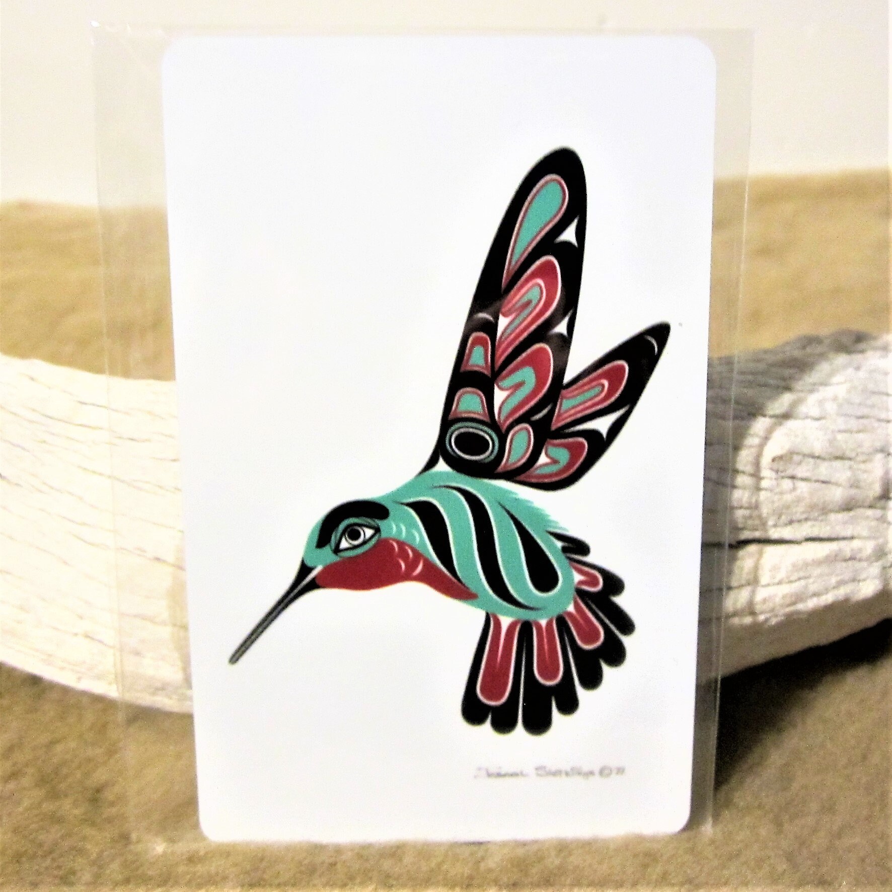 Tlingit Yukon First Nations ''hummingbird'' Metal Stick on Fridge ...