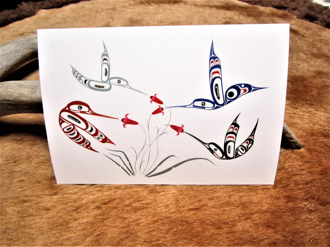 Tsimshian First Nations ''in Kindness'' Native Indigenous Art Post Card ...