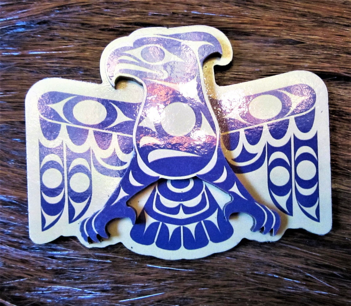 First Nations Native Salish Thunderbird 3D West Coast Stick on Fridge ...