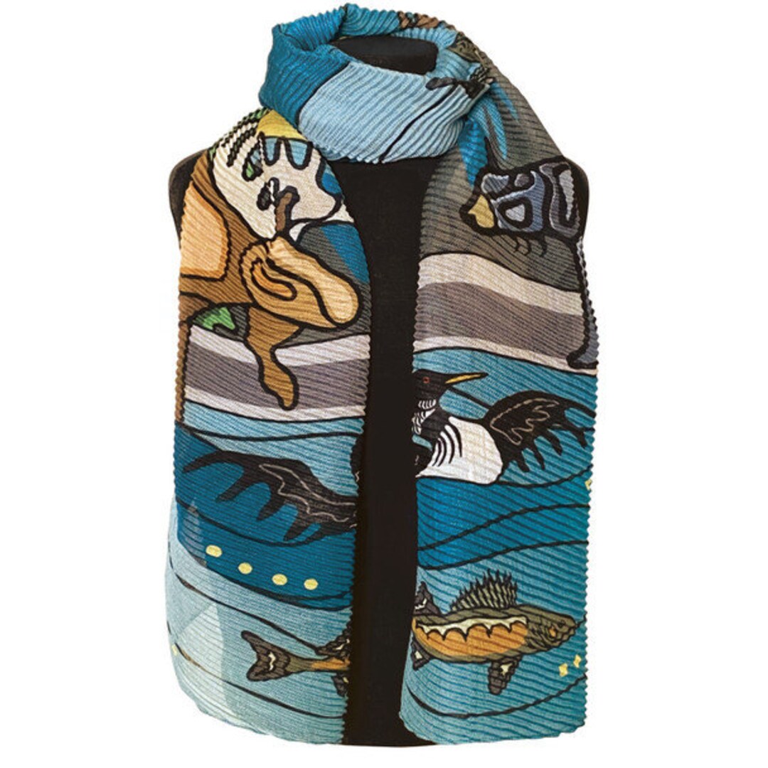 Ojibway Lac Suel First Nation 'all My Relations' Eco Scarf Eastern ...