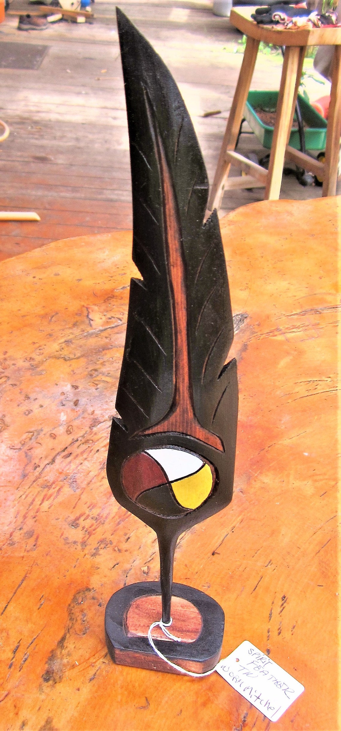 Coast Salish First Nation ''Spirit Feather'' | Etsy