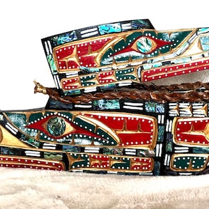 Kwakiutl First Nation 'eagle & Raven' Cedar Rattle Carving Pacific ...