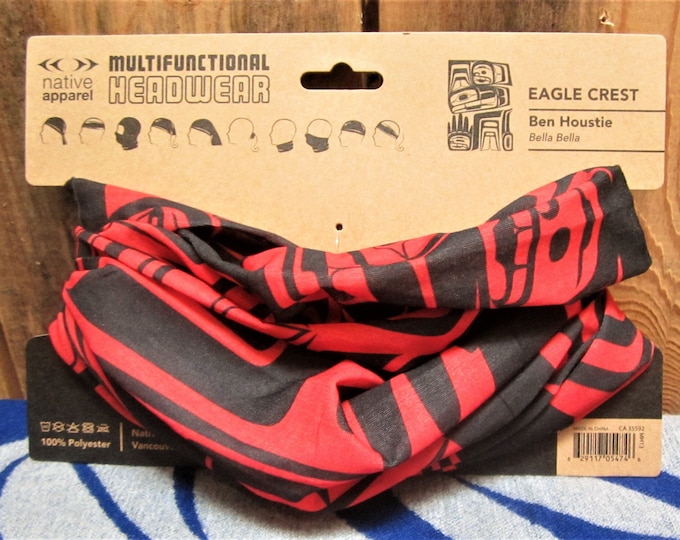 Bella Bella First Nation 'eagle Crest' Multi Functional Headwear ...
